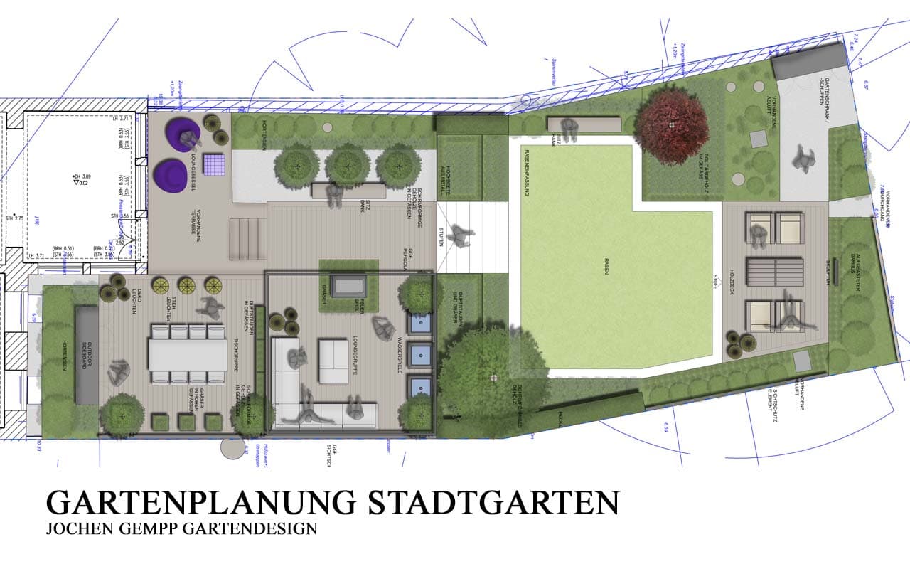 Gartenplanung / Gartengestaltung Köln | Jochen Gempp Gartendesign